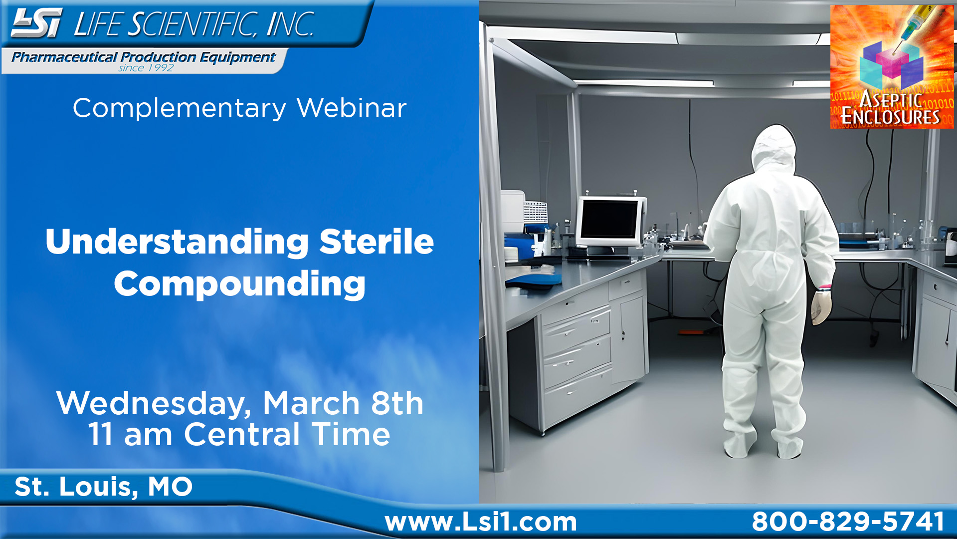 "Understanding Sterile Compounding": A Complimentary Webinar | AsepticEnclosures